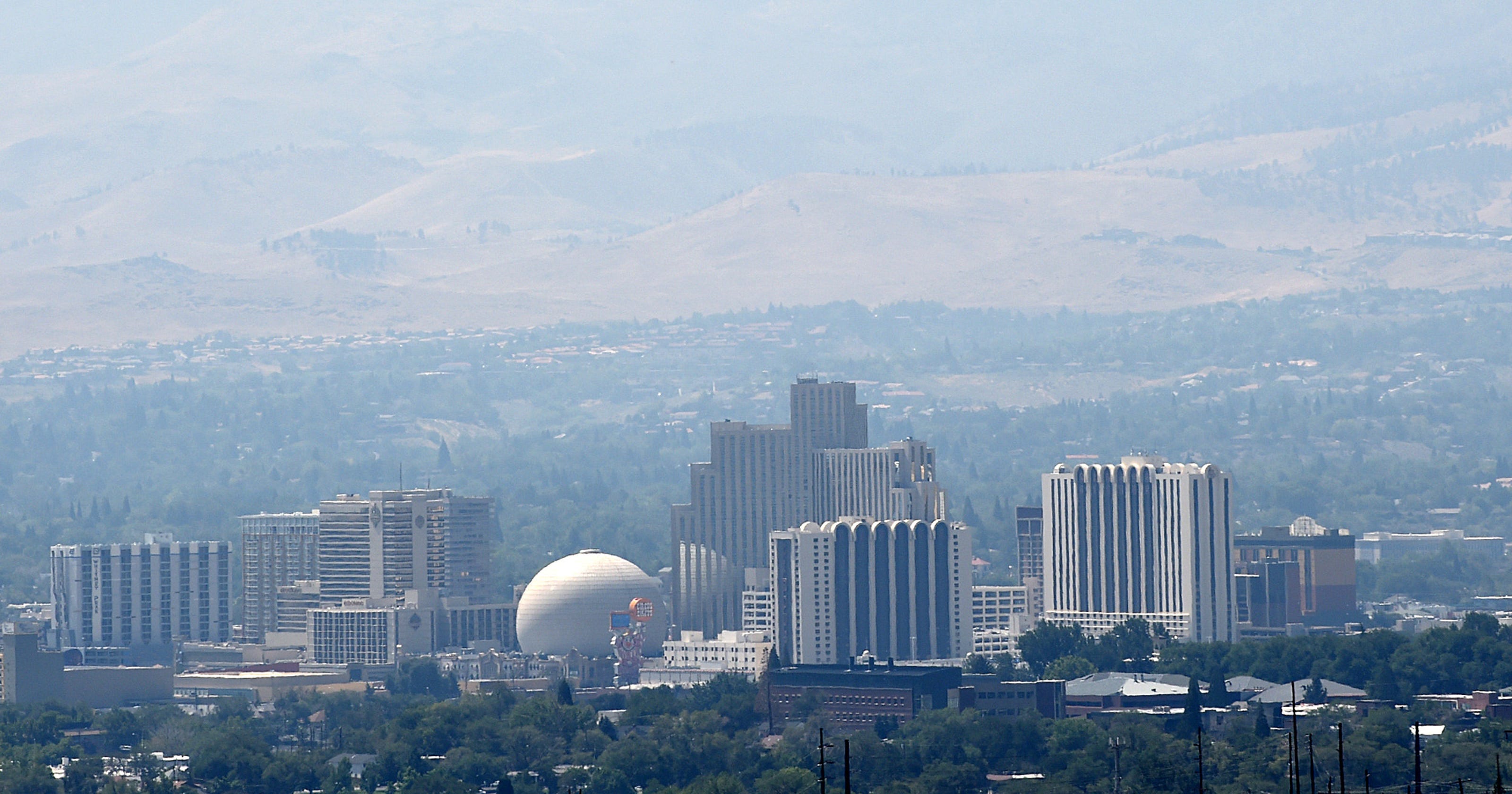 California wildfires keep Reno in a haze