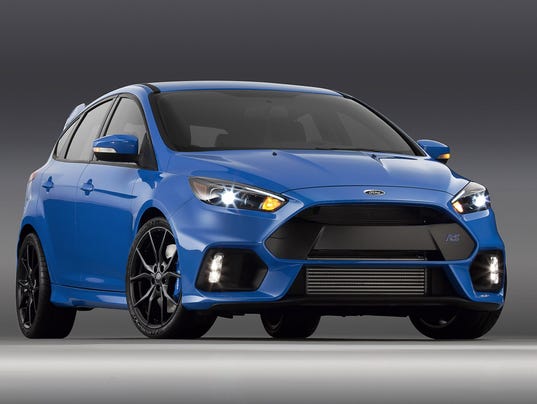 2016 Ford Focus RS at New York auto show; on sale spring 2016