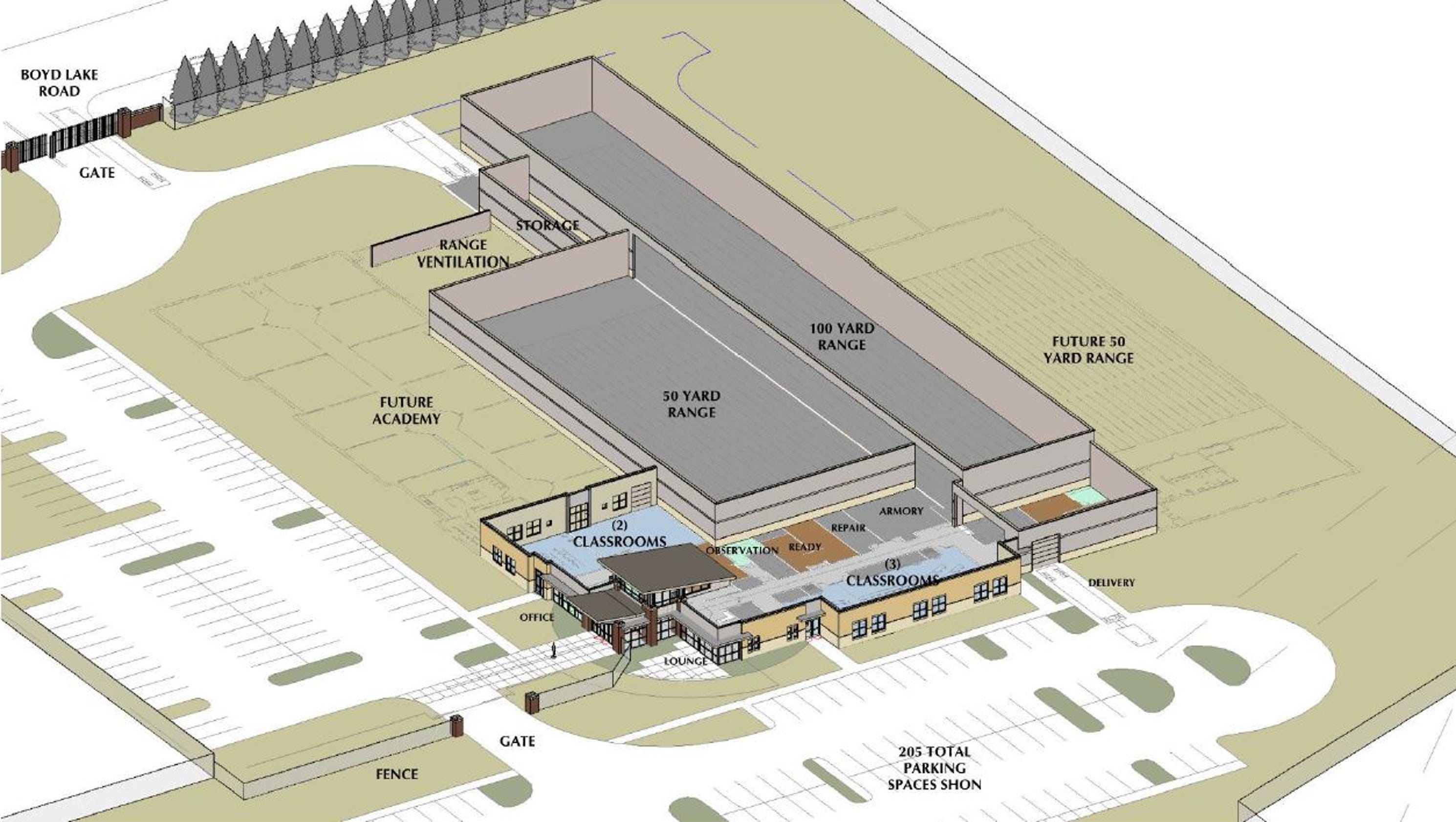 Plans for proposed $20.5M police training facility in Loveland