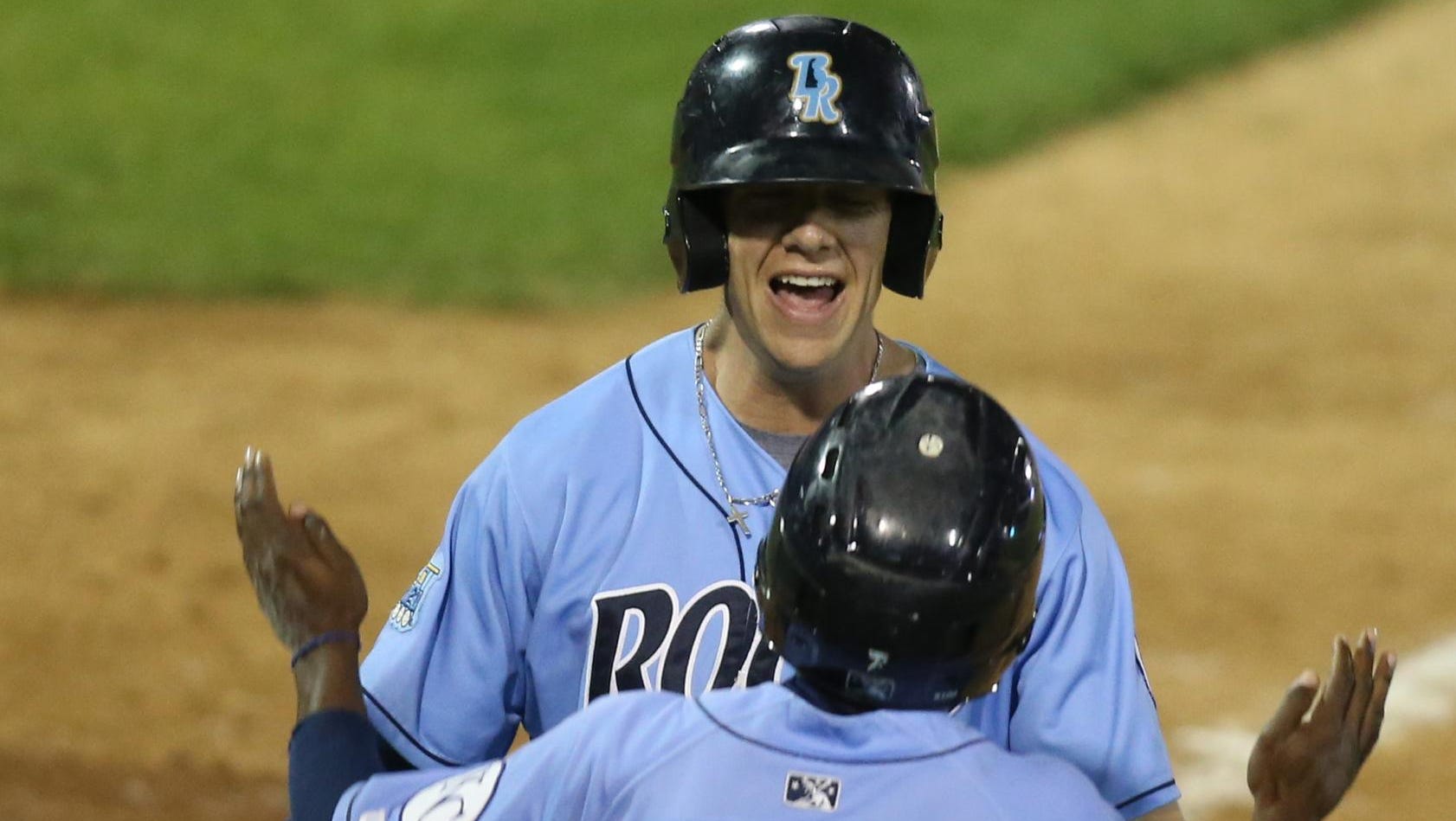 Rally pushes Blue Rocks back to .500 mark