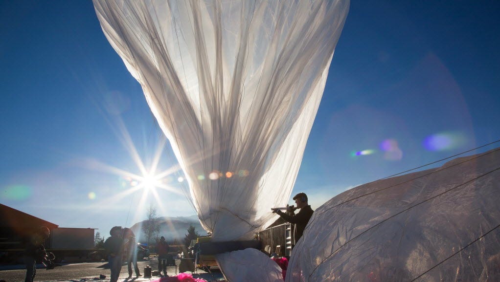 Google parent sends Internet balloons to connect hurricane-hit Puerto Rico