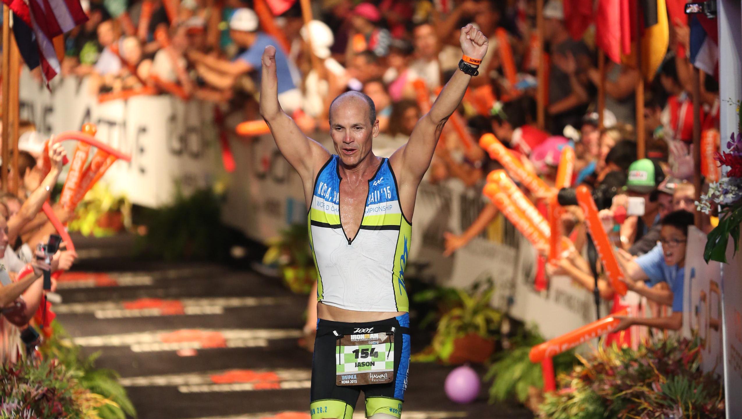 Jason Gunter, a double amputee, conquers Ironman