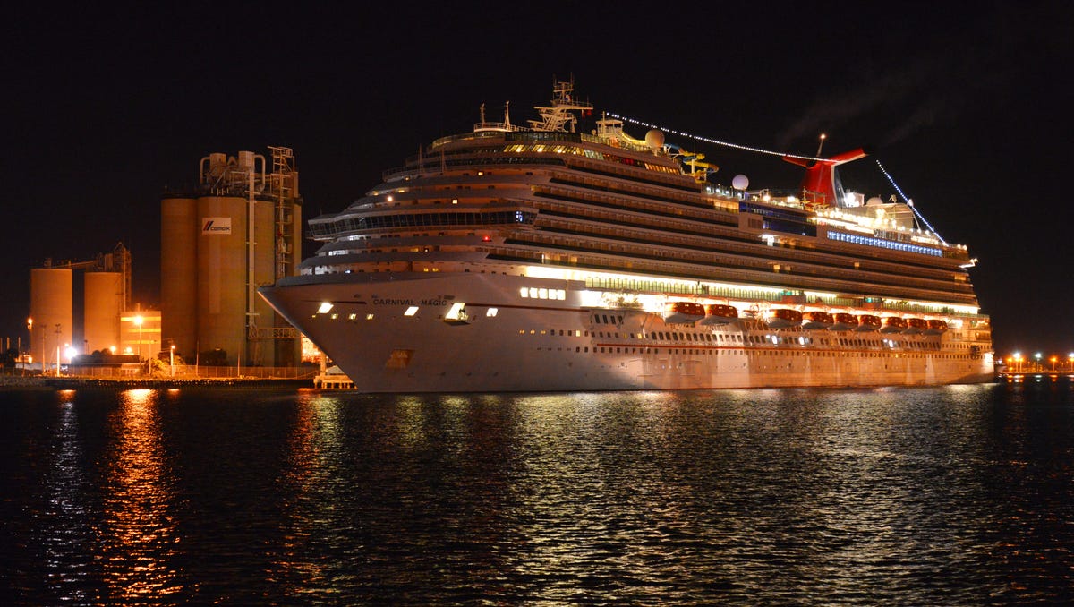Photos: Carnival Cruise Ship Magic arrives at Port Canaveral