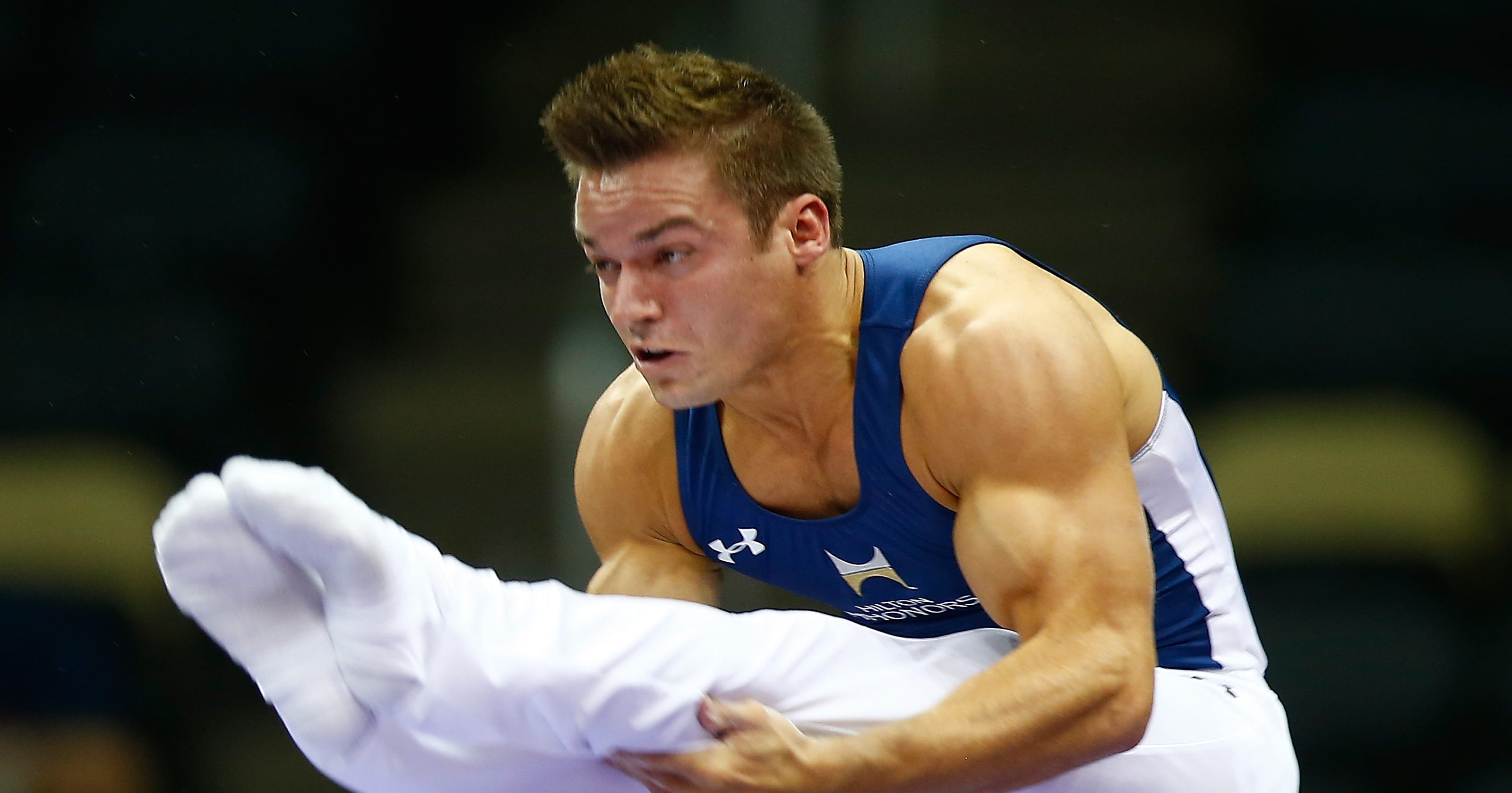 Sam Mikulak rallies to win second U.S. gymnastics title