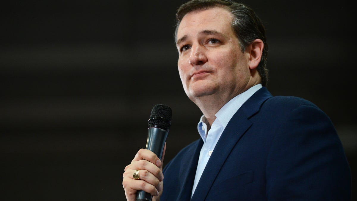 Ted Cruz addresses rally in Lebanon