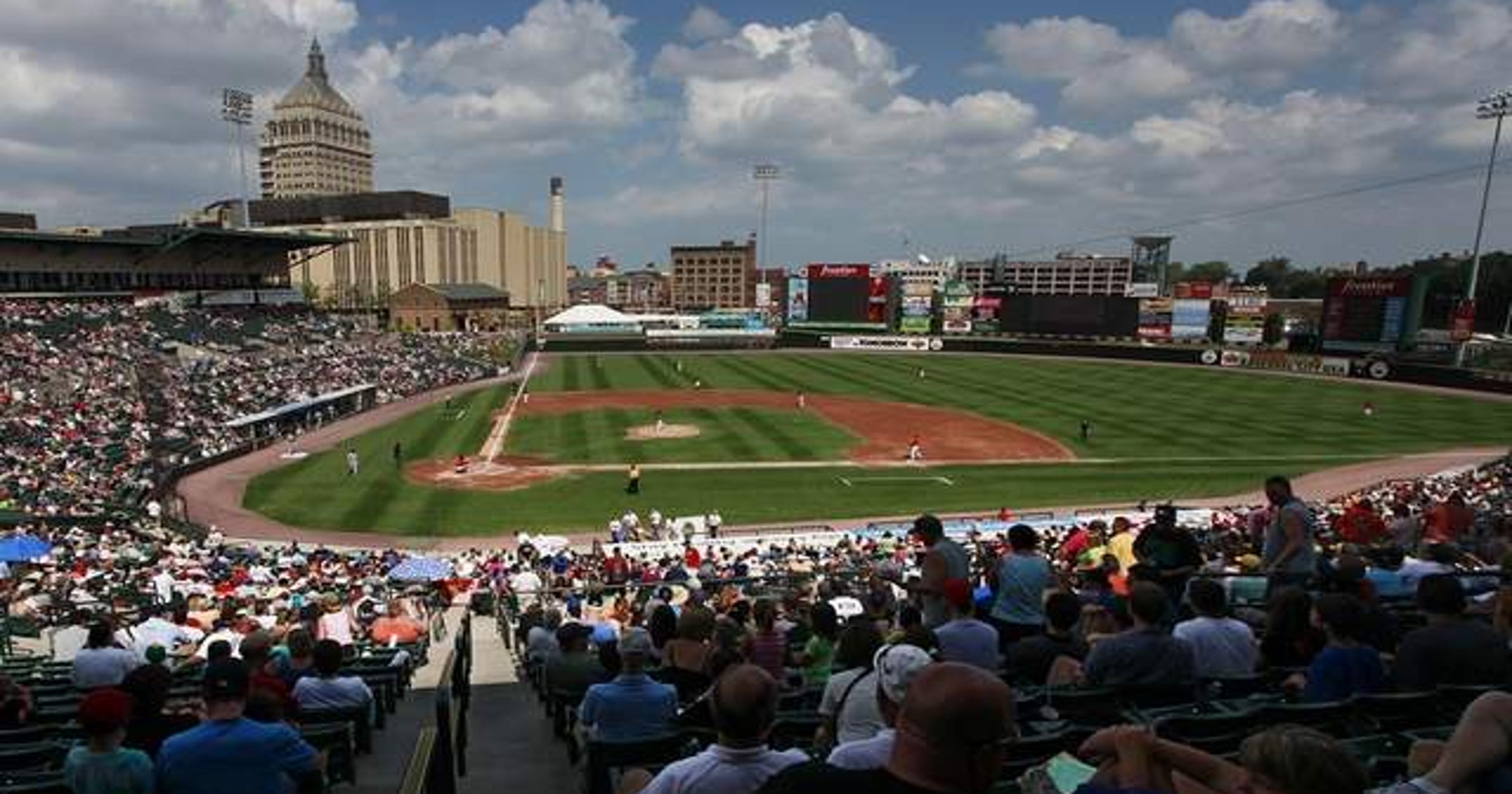 Frontier Field ranked top stadium in International League