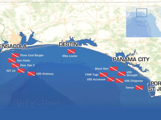 Florida Panhandle Shipwreck Trail beckons divers