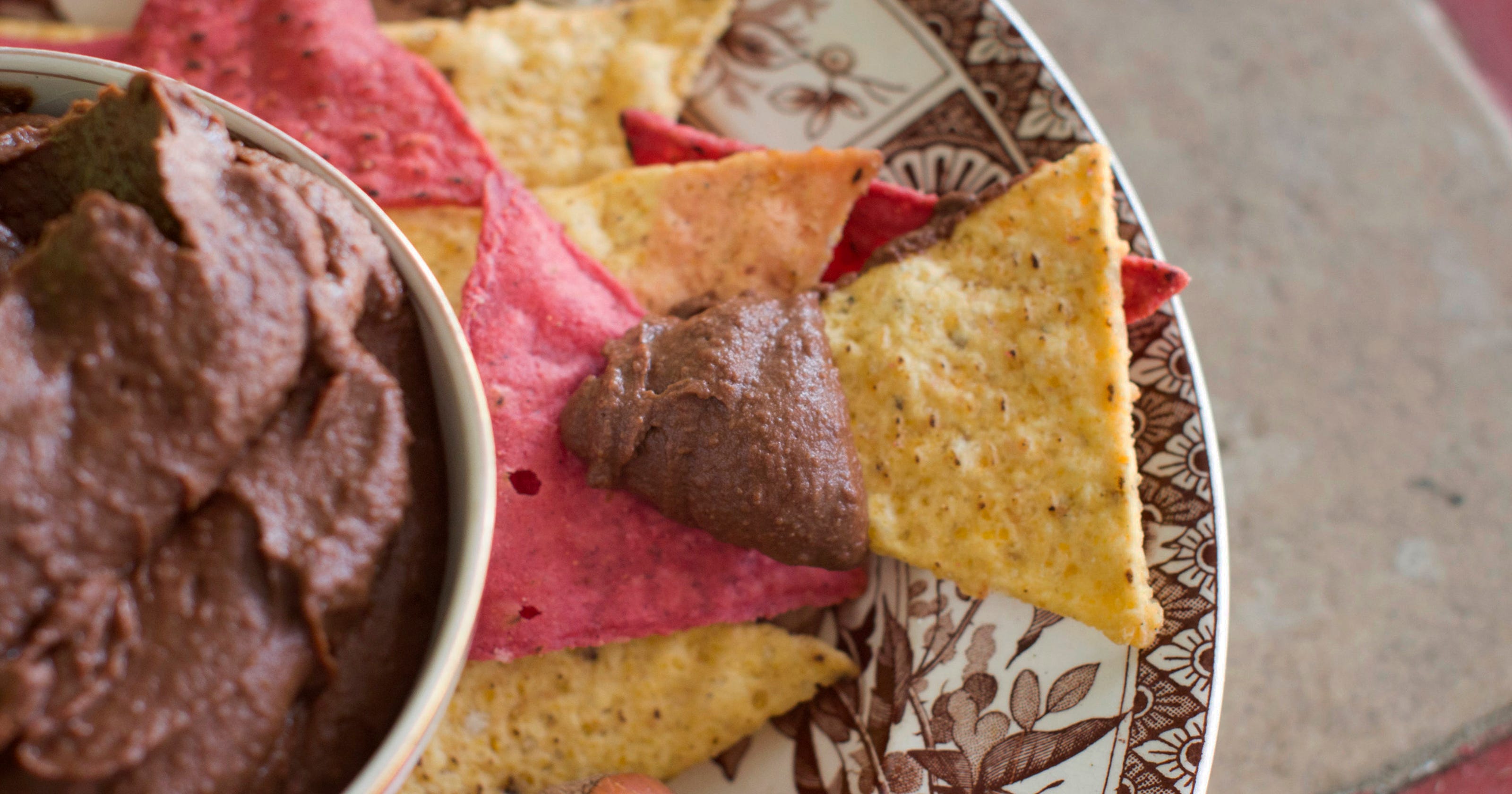 Hummus and chocolate pair for delicious, sweet dip