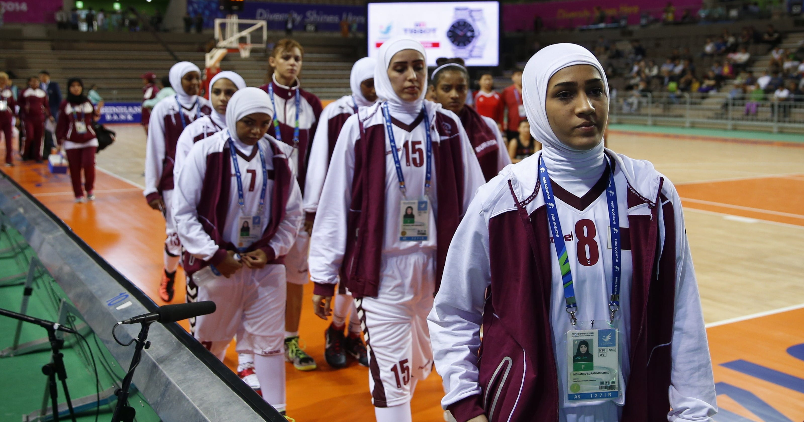 Qatari women withdraw from Asian Games over hijab ban