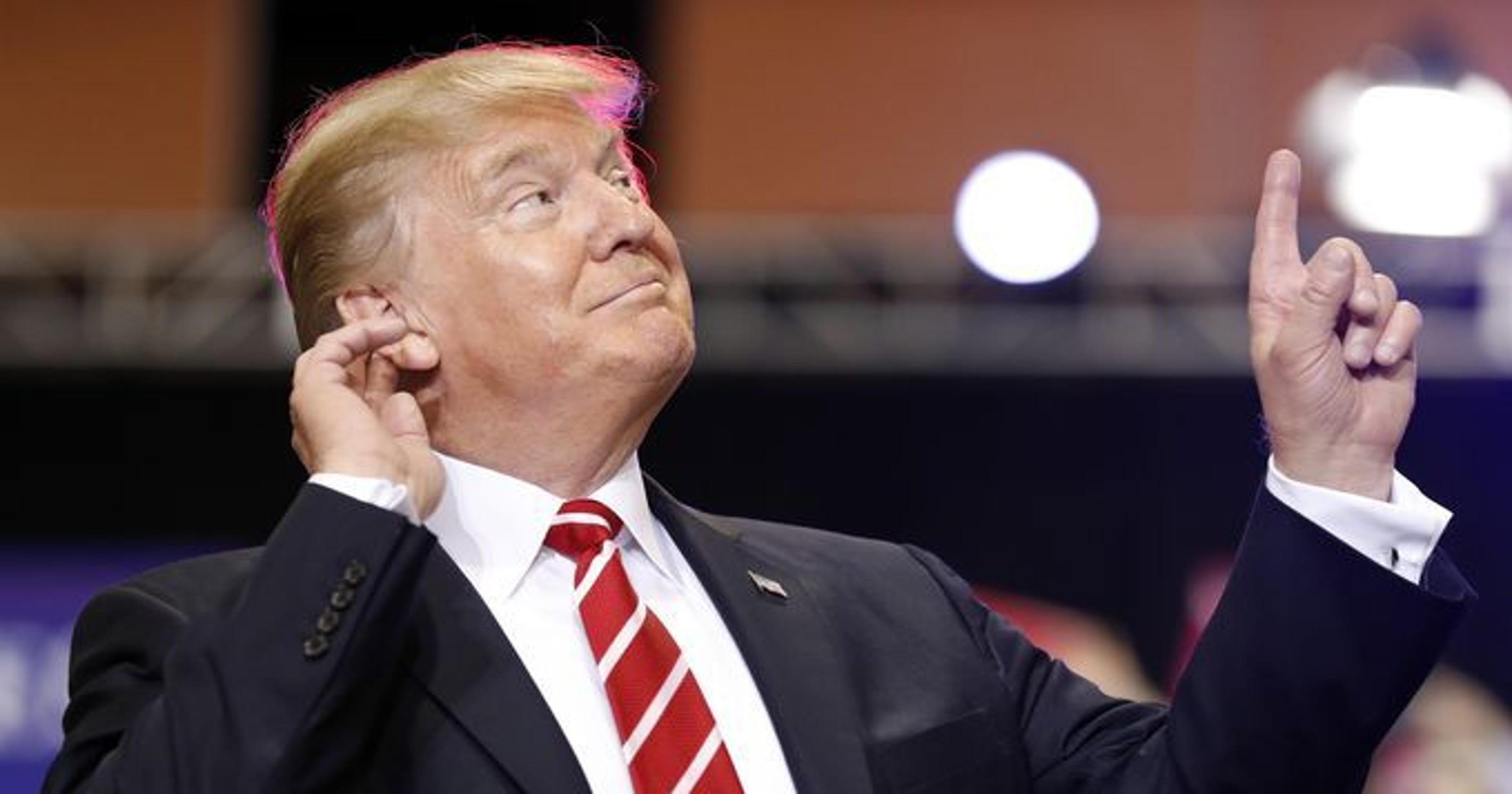 Donald Trump says he loves everyone, except ...