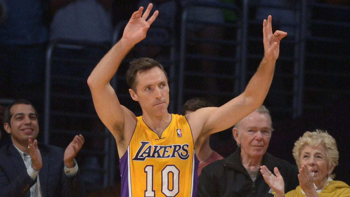 Steve Nash throughout his career