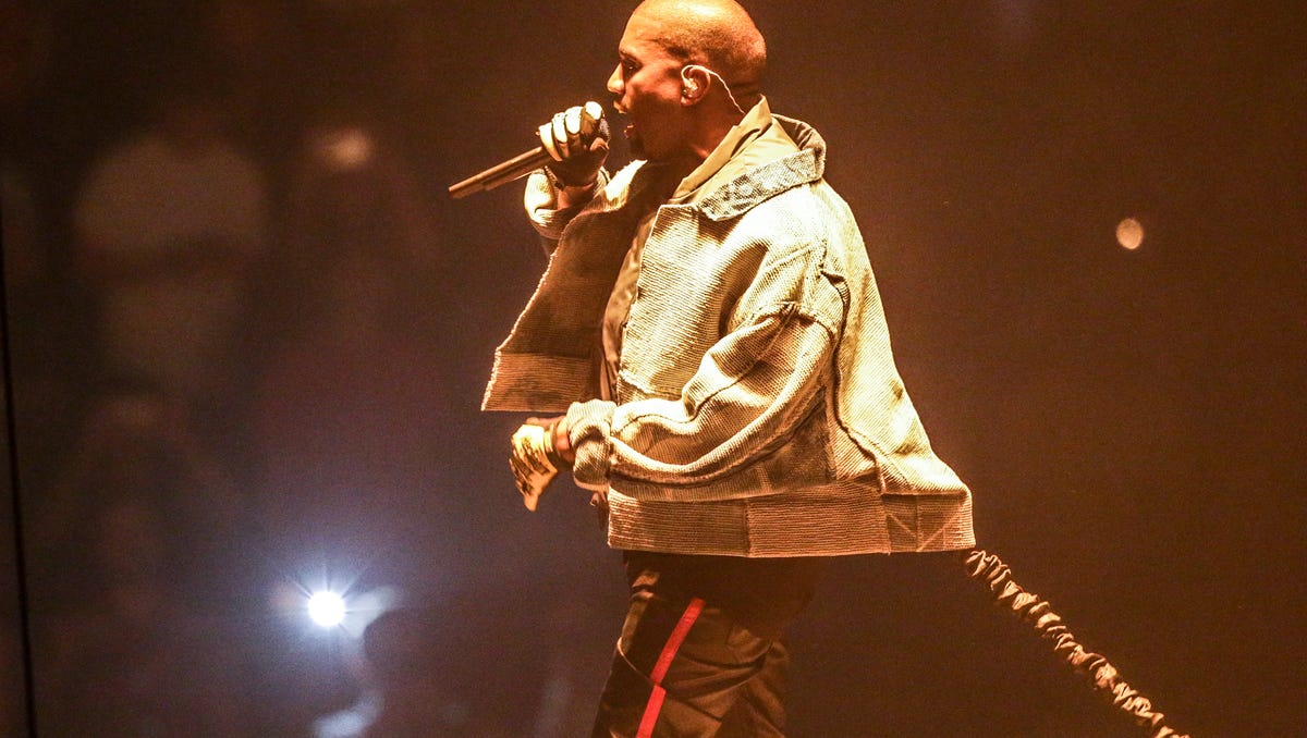 Kanye West opens his Saint Pablo Tour at Bankers Life Fieldhouse