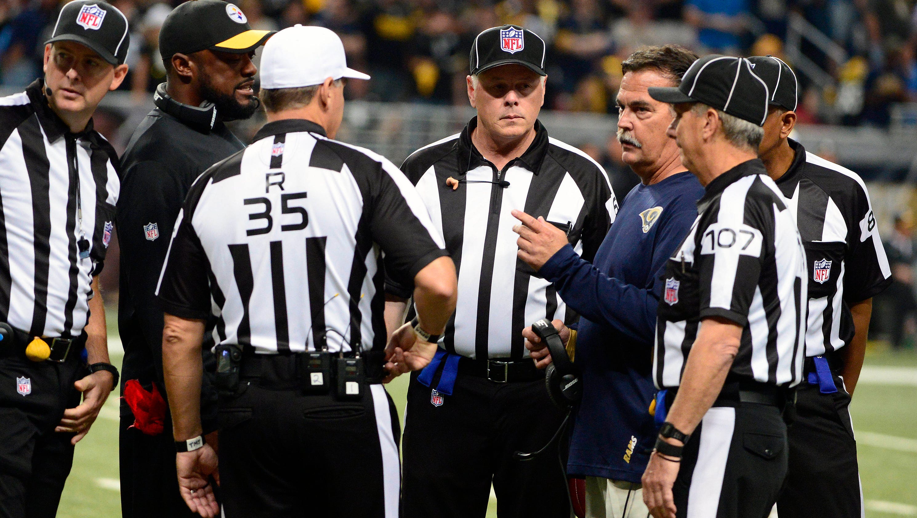 NFL looking at mixing up officiating crews