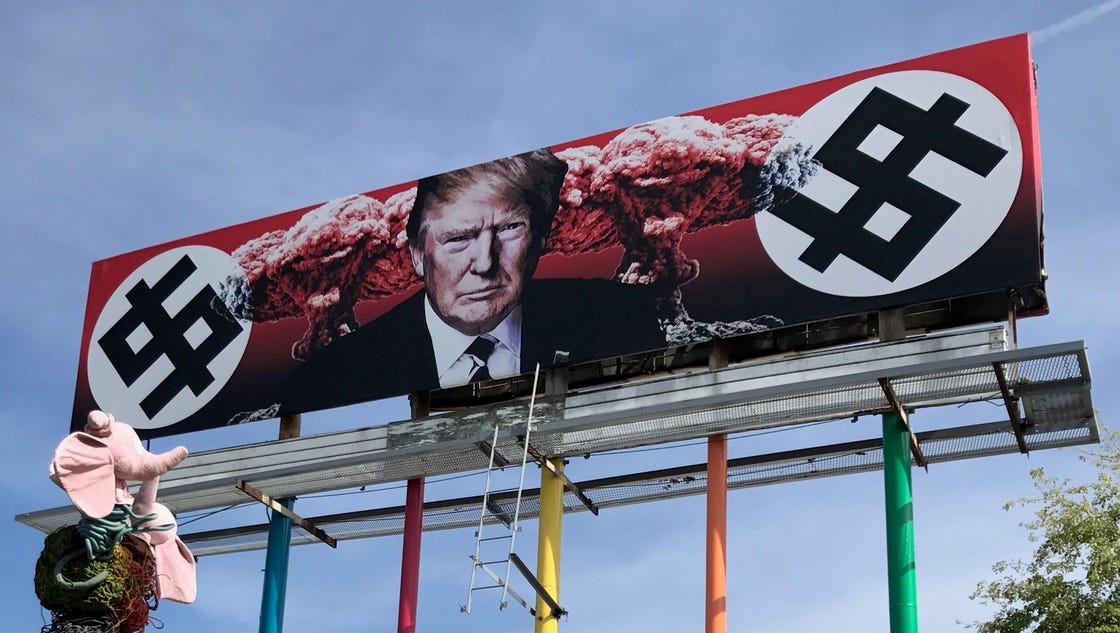 Anti Trump Billboard Artist Receives Death Threats