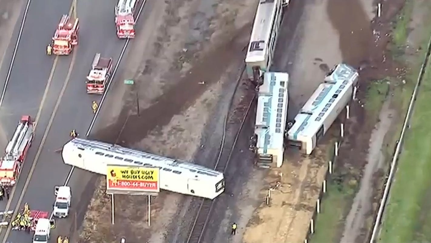 Truck Driver Arrested After Train Crash