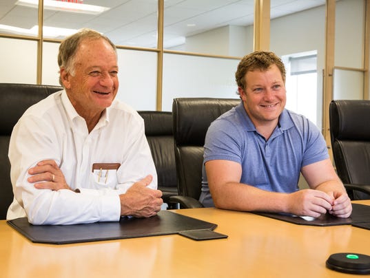 Jim Perdue's sons appear in Harvestland organic chicken ads