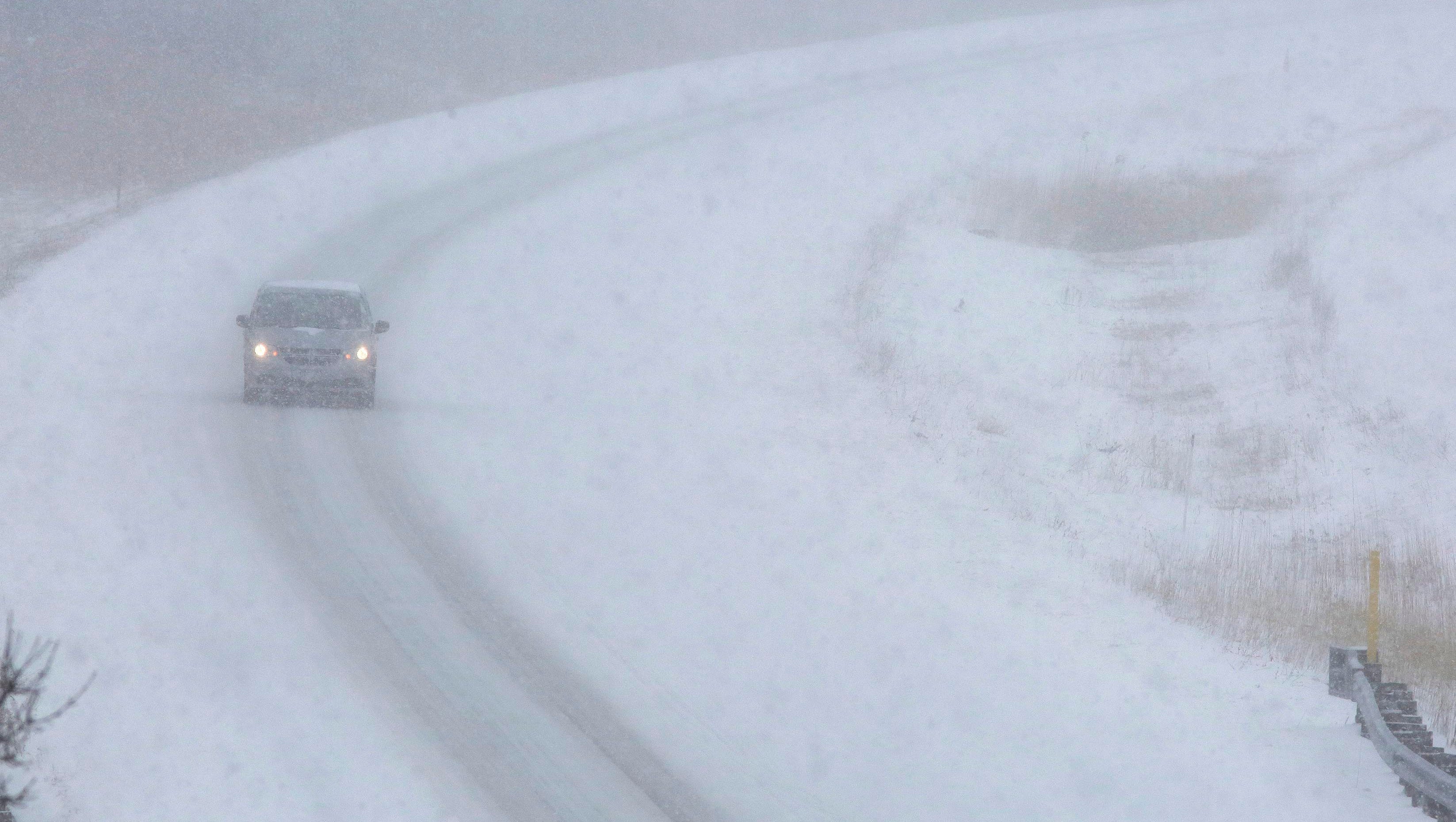 Wisconsin weather: Sheboygan snow storm causes few crashes