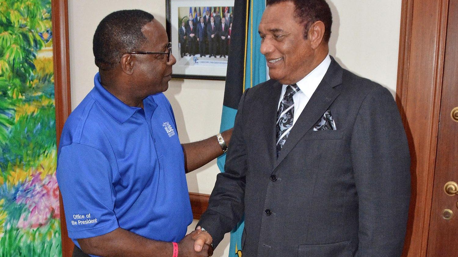 MTSU president meets with prime minister in Bahamas