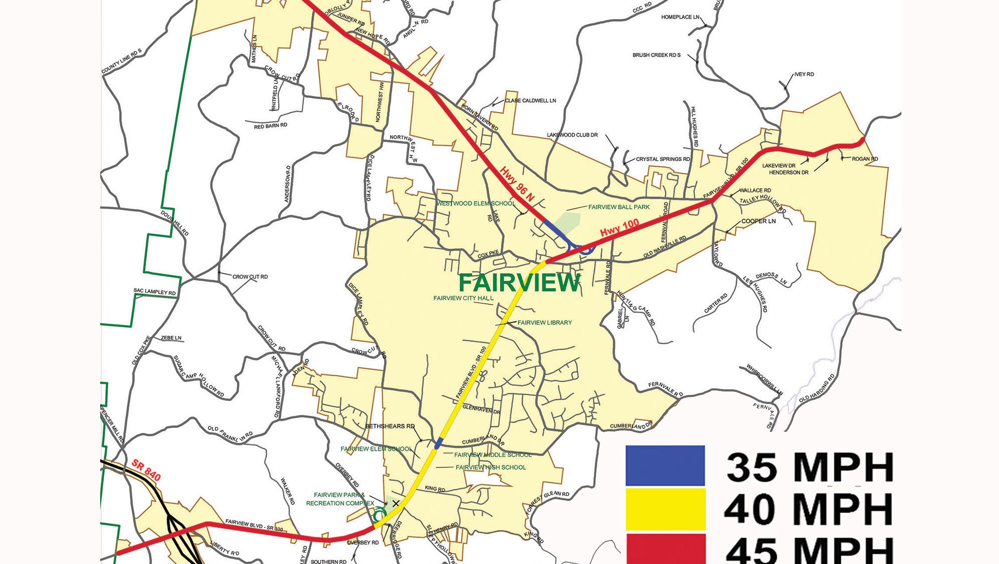 Keep up to speed on Fairview’s new Speed Limits