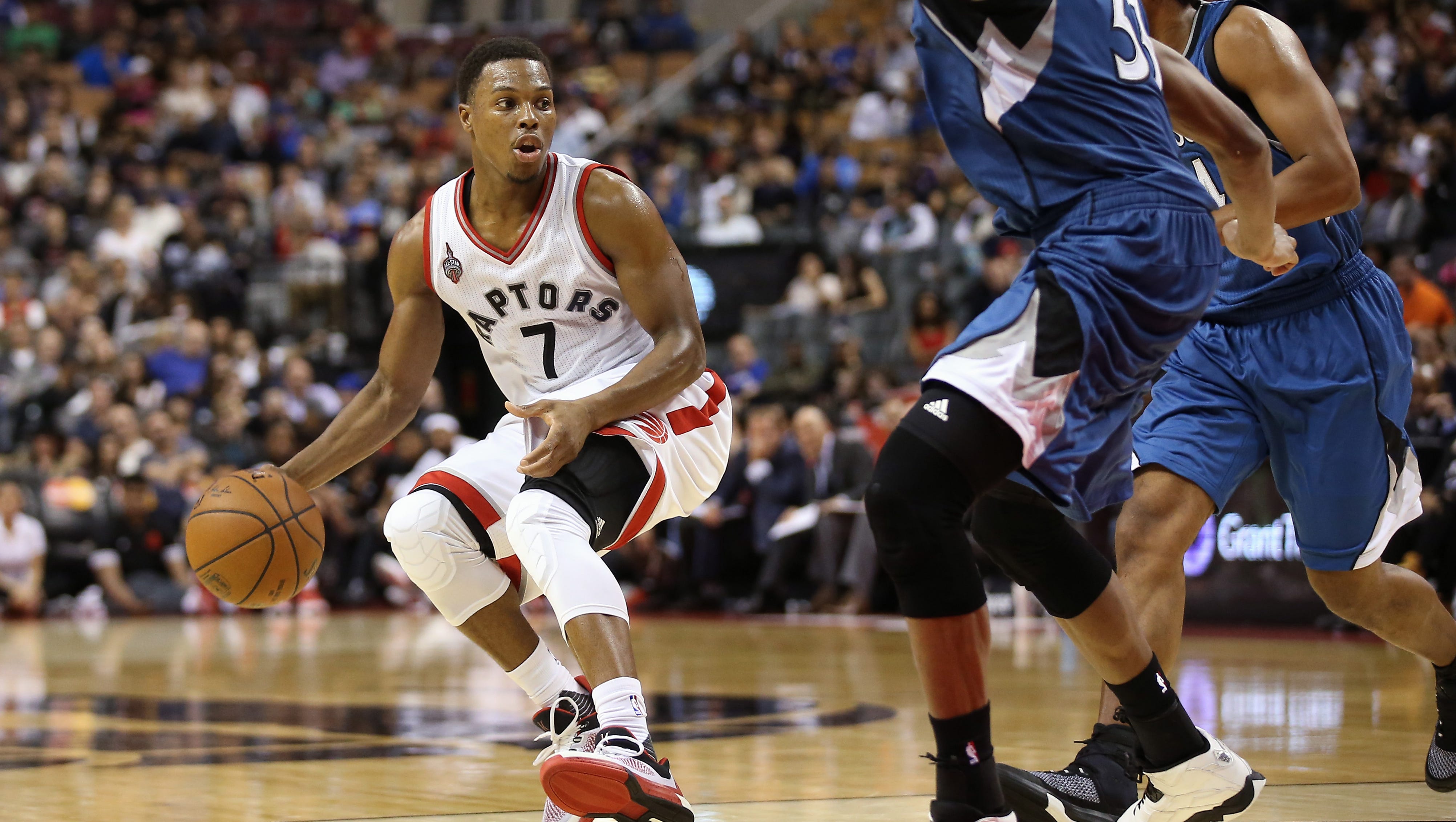 A slimmer Kyle Lowry showing glimpses of improvement this preseason
