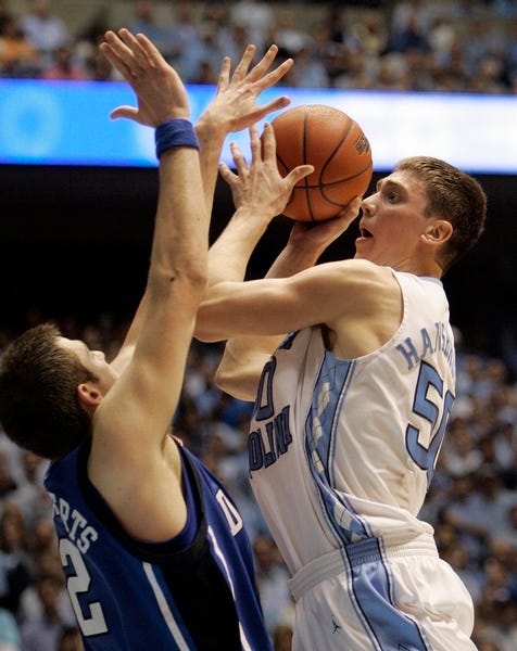 Tyler Hansbrough Bloody Nose