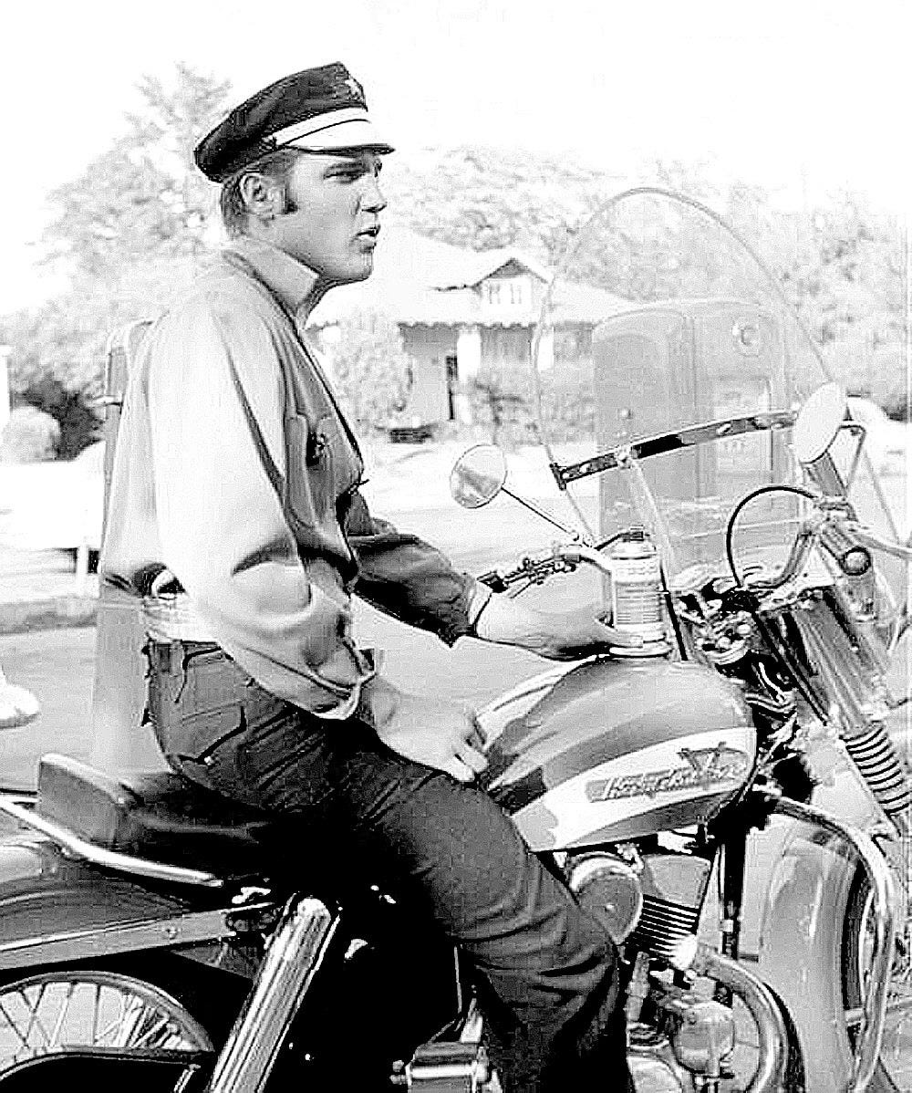Elvis Motorcycle Cap
