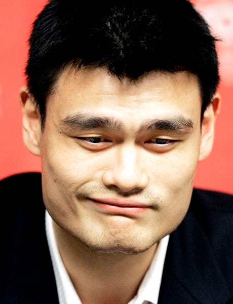 Yao Ming Scared