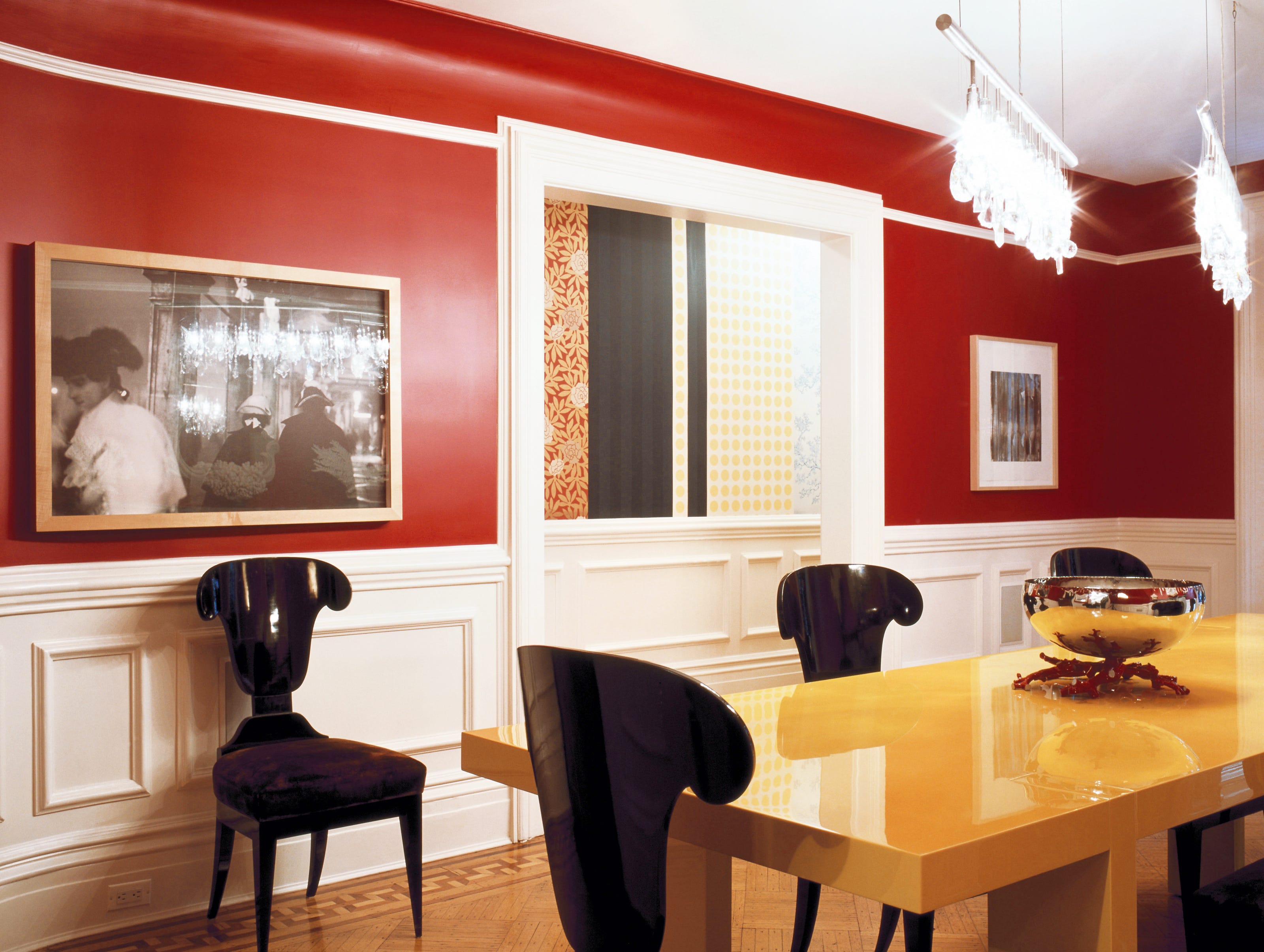 Color in house is effective in the right setting