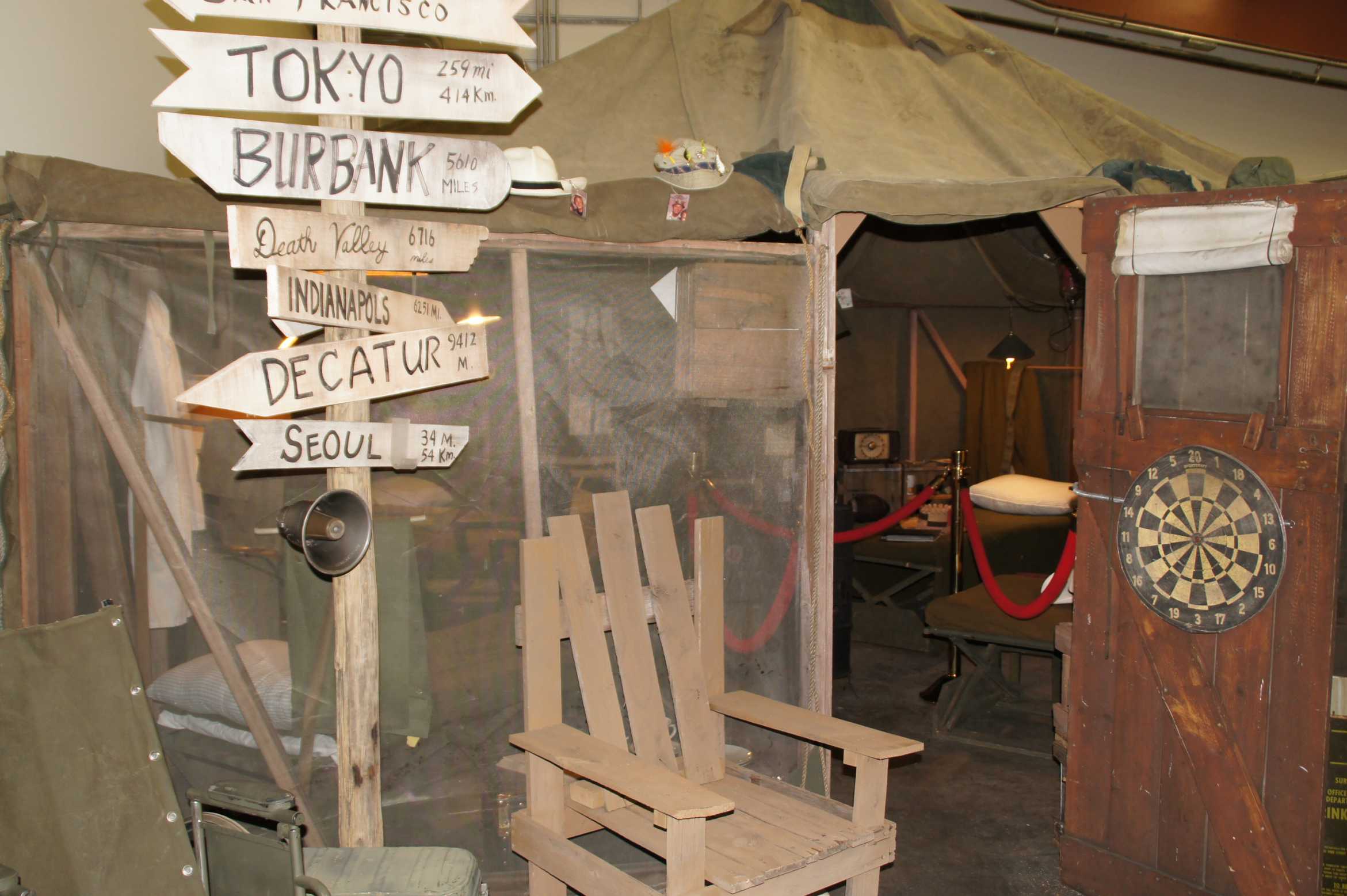 Replica of MASH's Swamp on display in Topeka