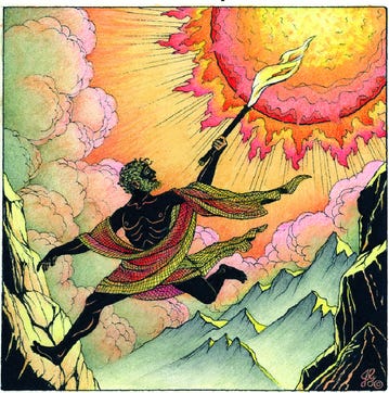 Prometheus Mythology Art Fire