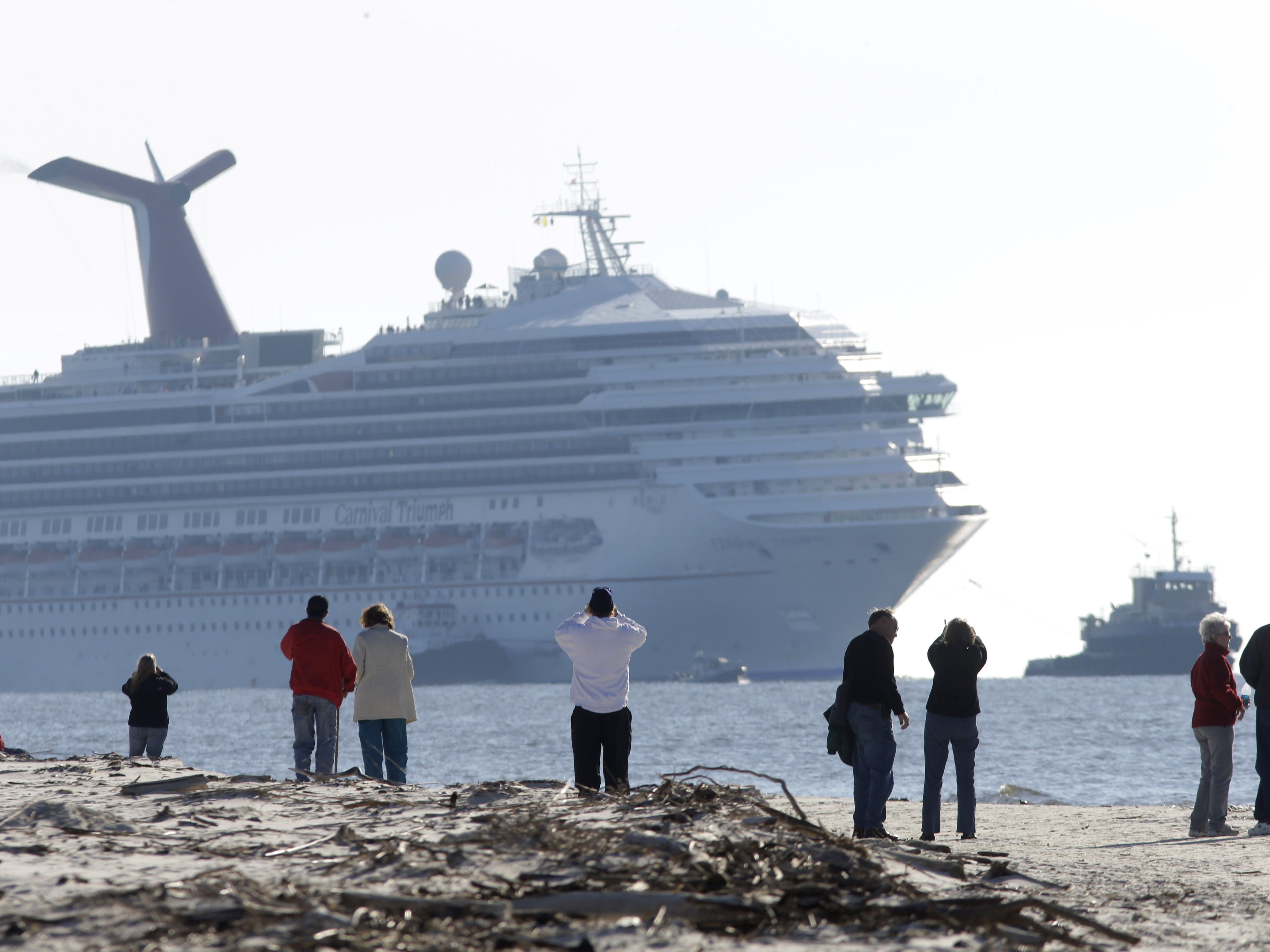 Carnival Cruise Ship Stranded