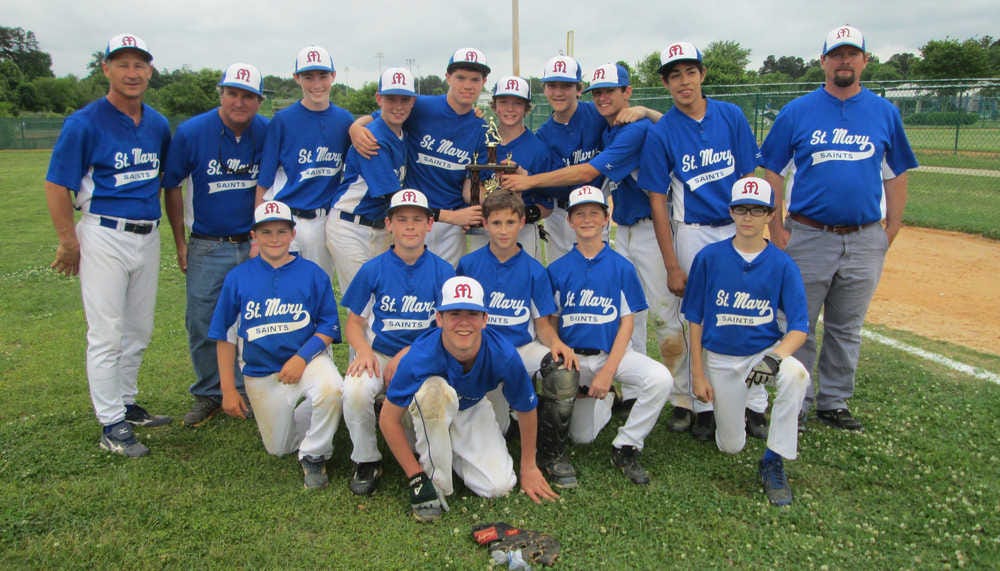 St Mary Saints baseball champs