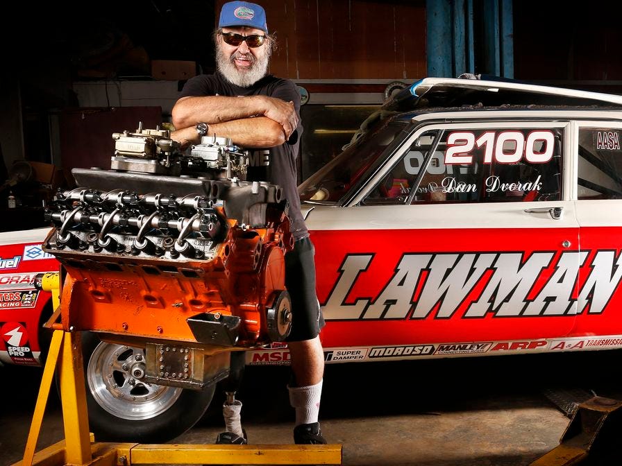 Former drag racer Dan Dvorak specializes in maximizing engine power
