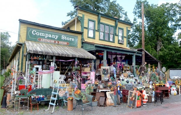 Old coal company store filled with everything imaginable