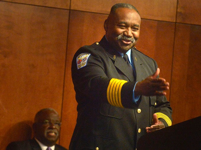 Spartanburg's new police chief Alonzo Thompson sworn in