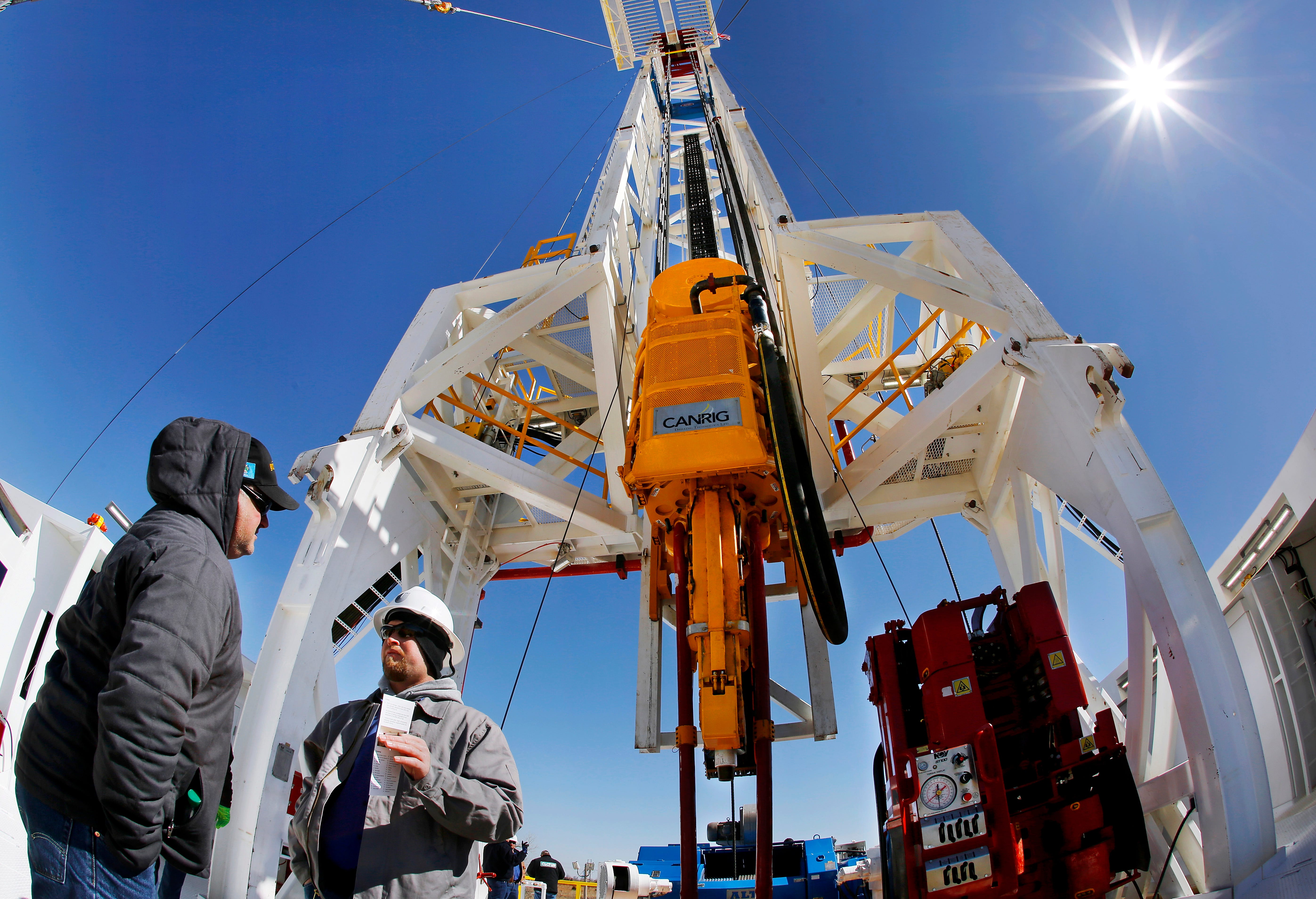 Unit Corp. unveils new drilling rig