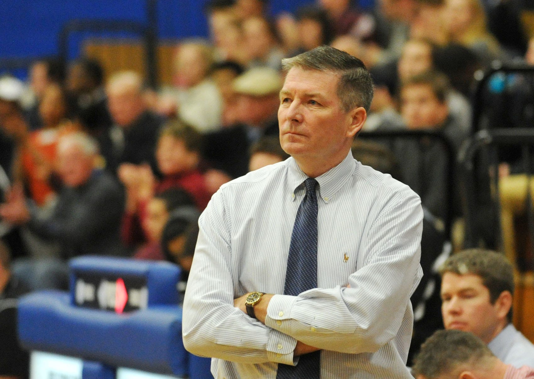 Ex-players celebrate Braintree boys basketball coach Crook's milestone