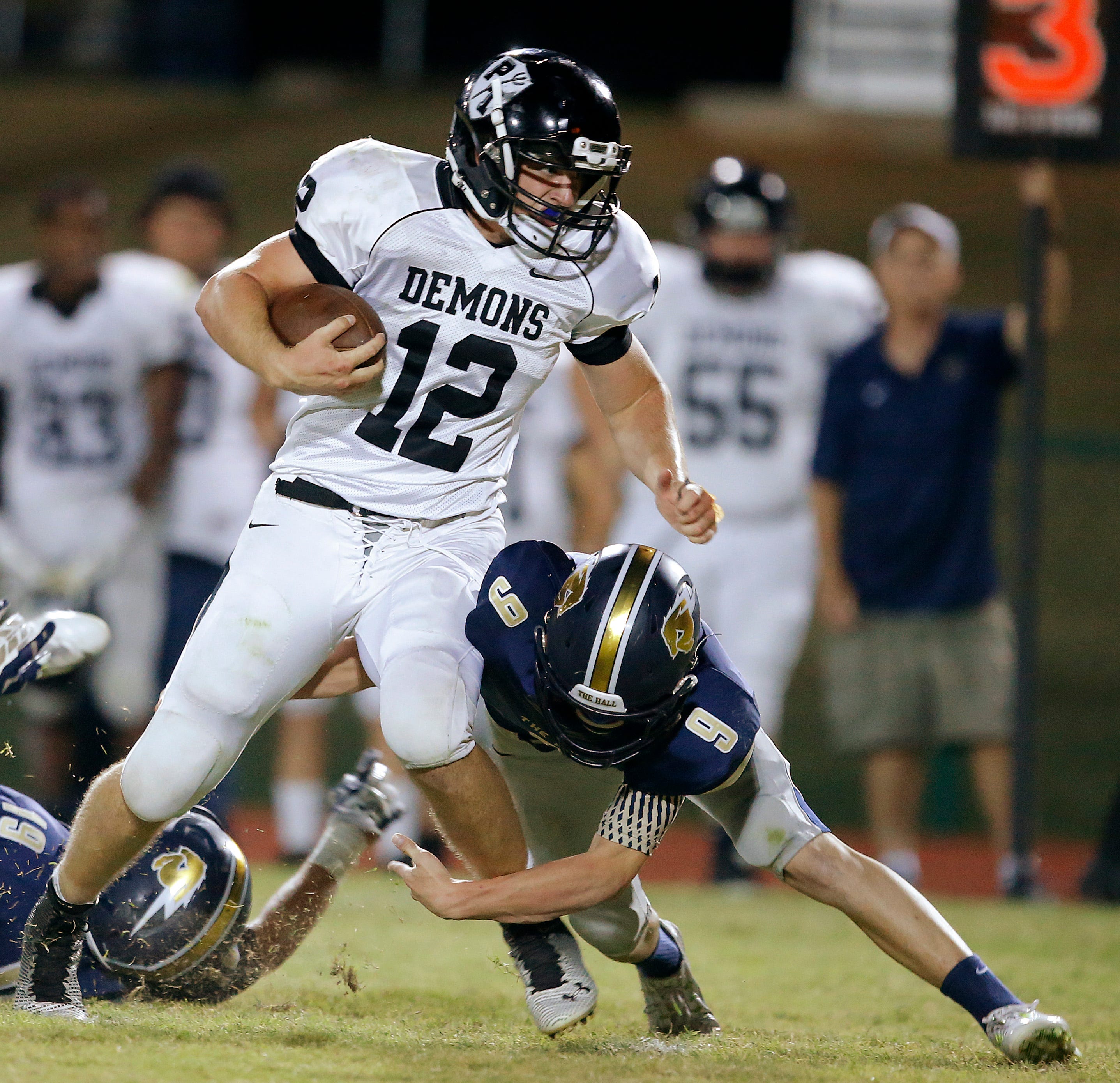 Heritage Hall football: A closer look at how to teach Hawk tackling