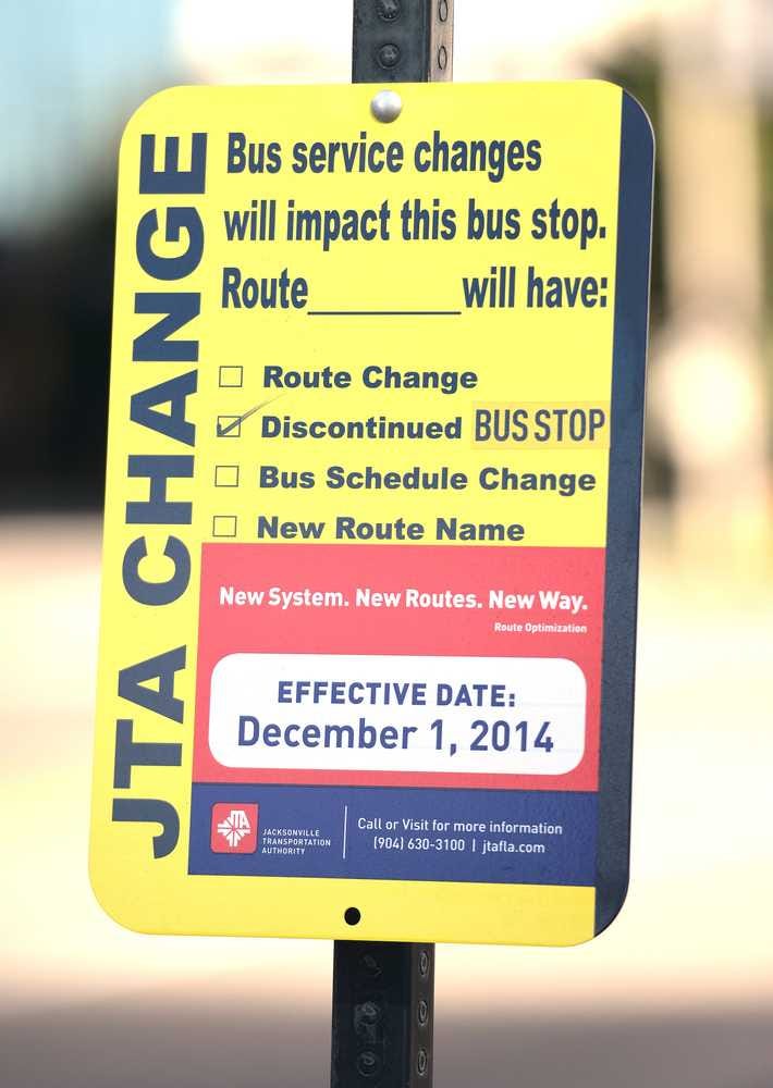 JTA route changes start today
