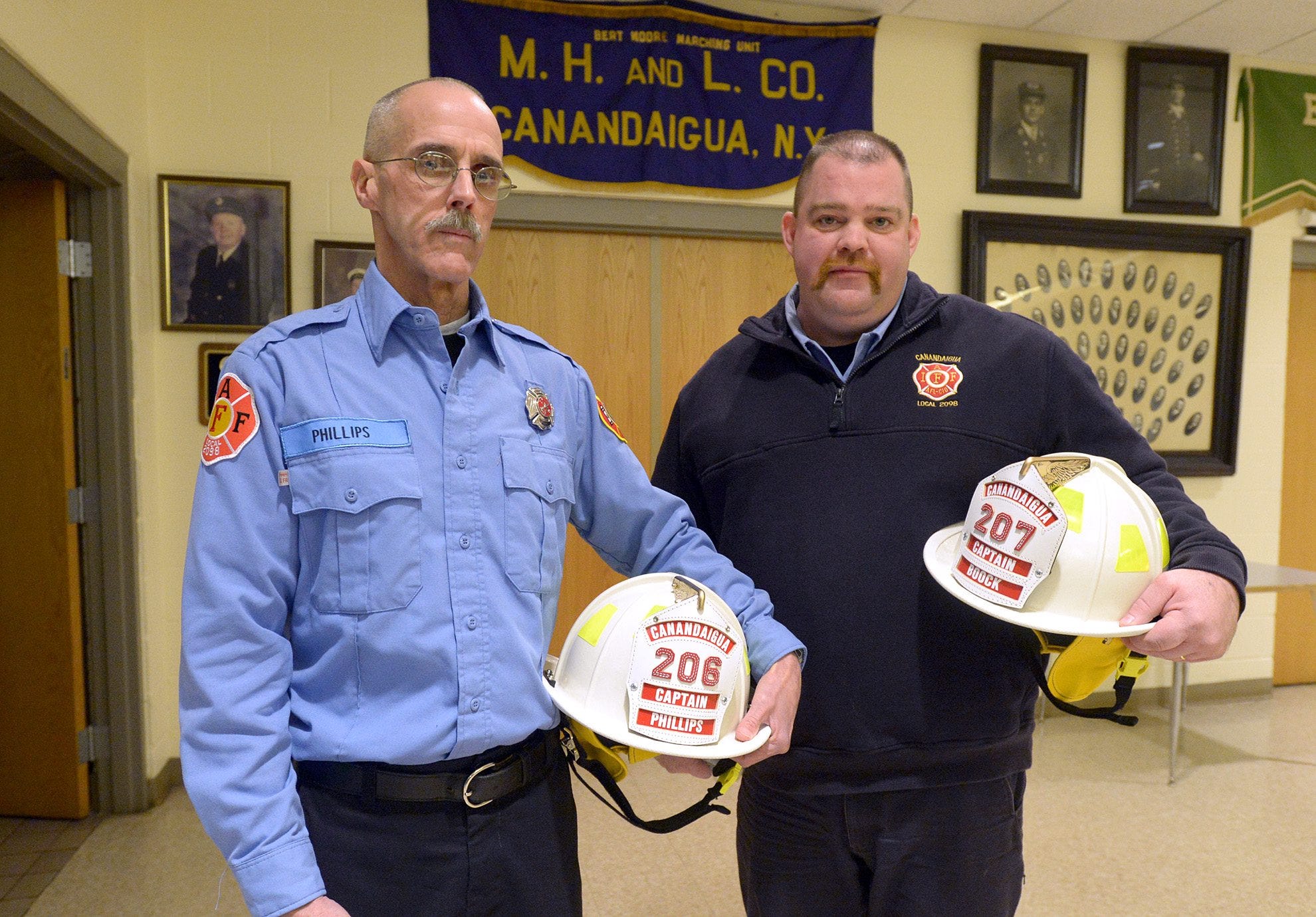 Two firefighters promoted to restored captain roles