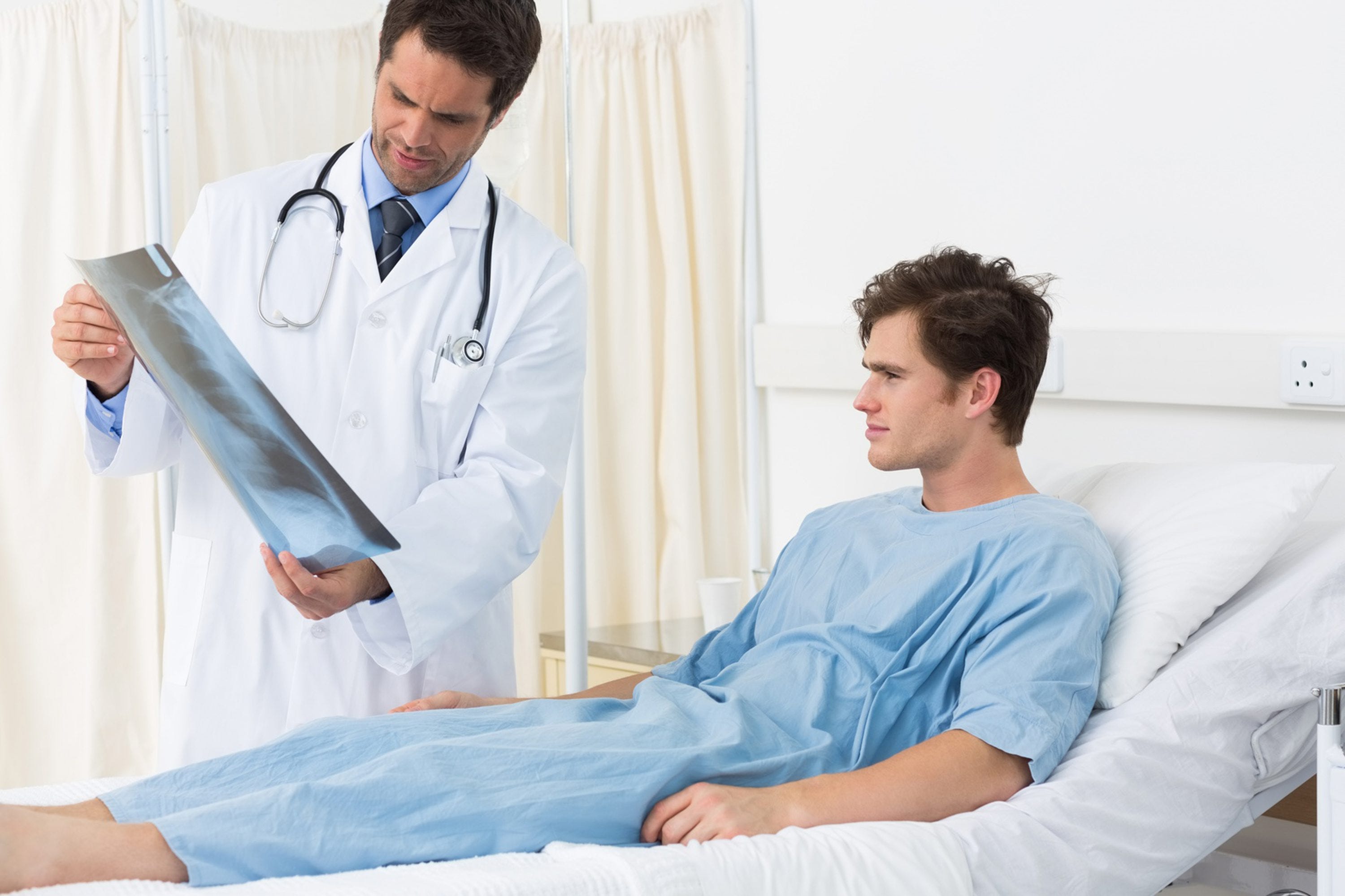 The unclothed patient