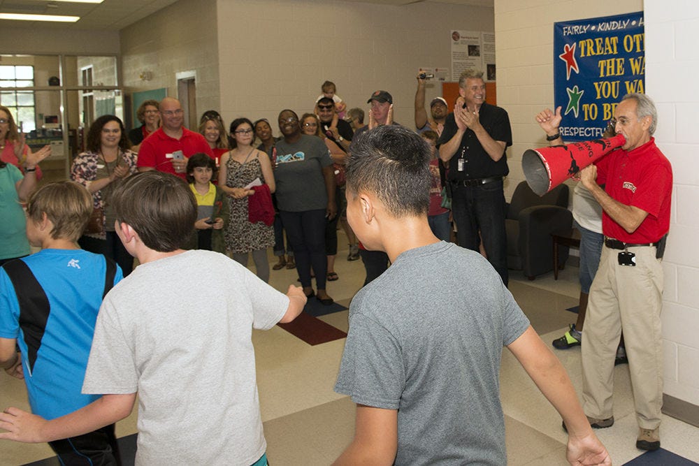 ‘Final senior stroll’