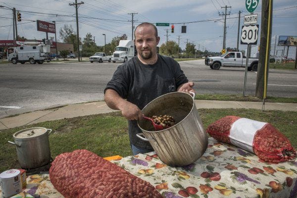 It's My Job: Ricky Chavis, roadside boiled-peanuts vendor