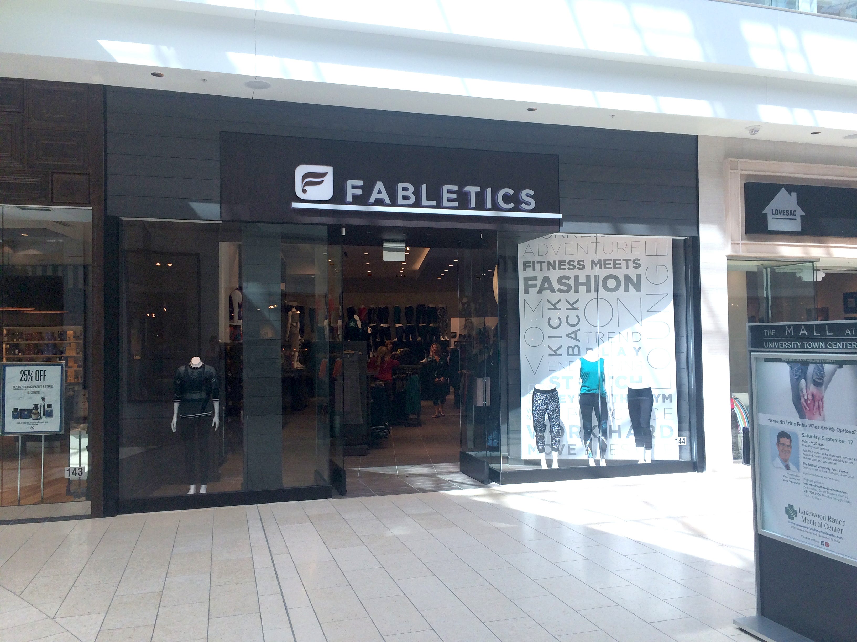 Fabletics opens at Mall at University Town Center