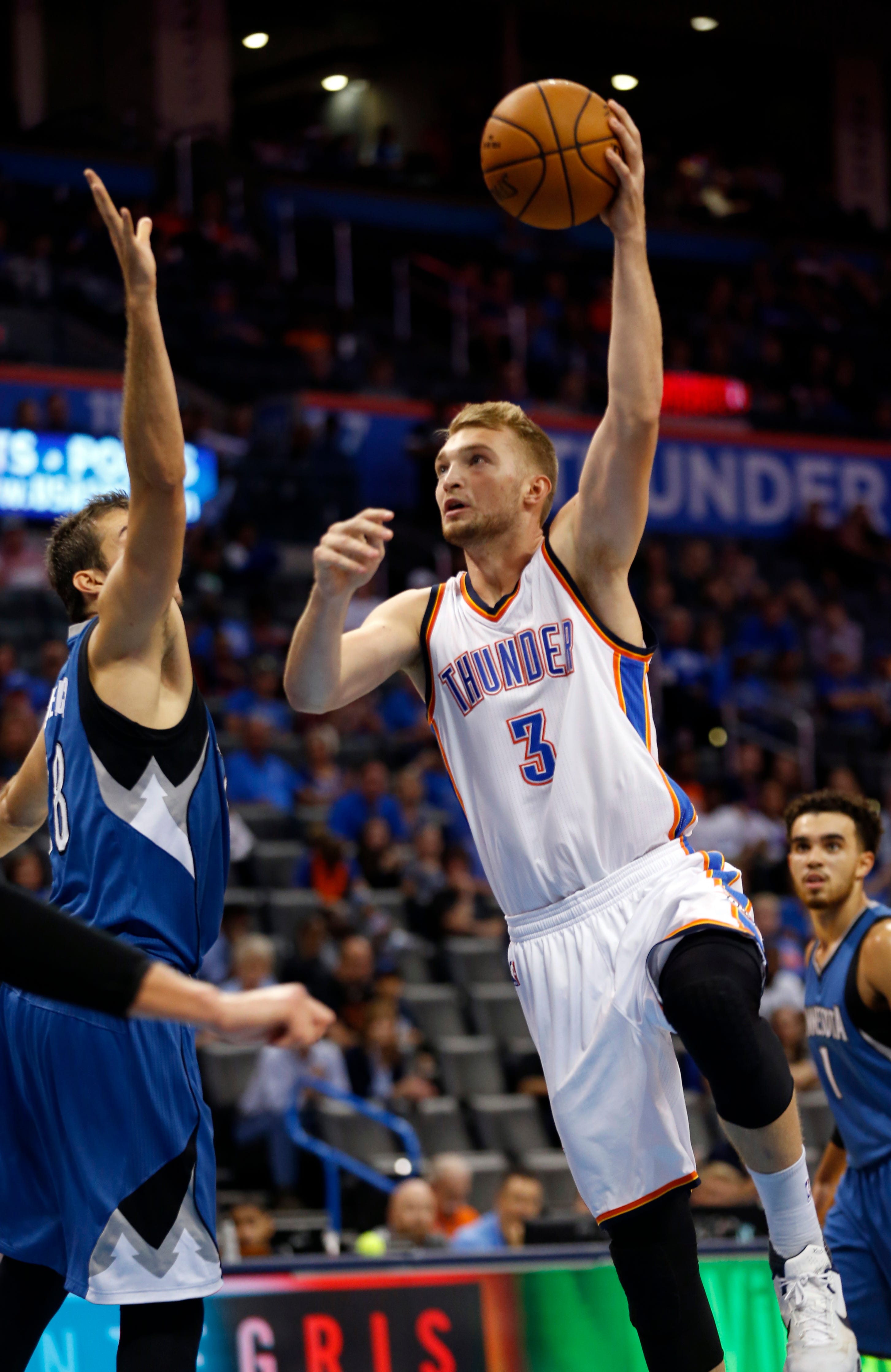 Thunder's Domantas Sabonis takes after famous father