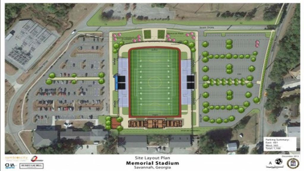 Design of new Memorial Stadium nearly complete