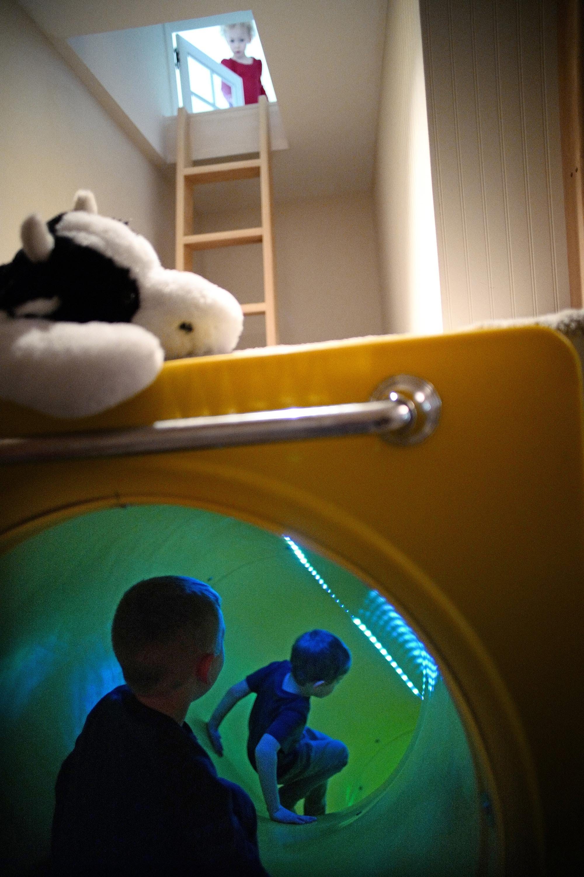 In-home slides, secret rooms bring the fun