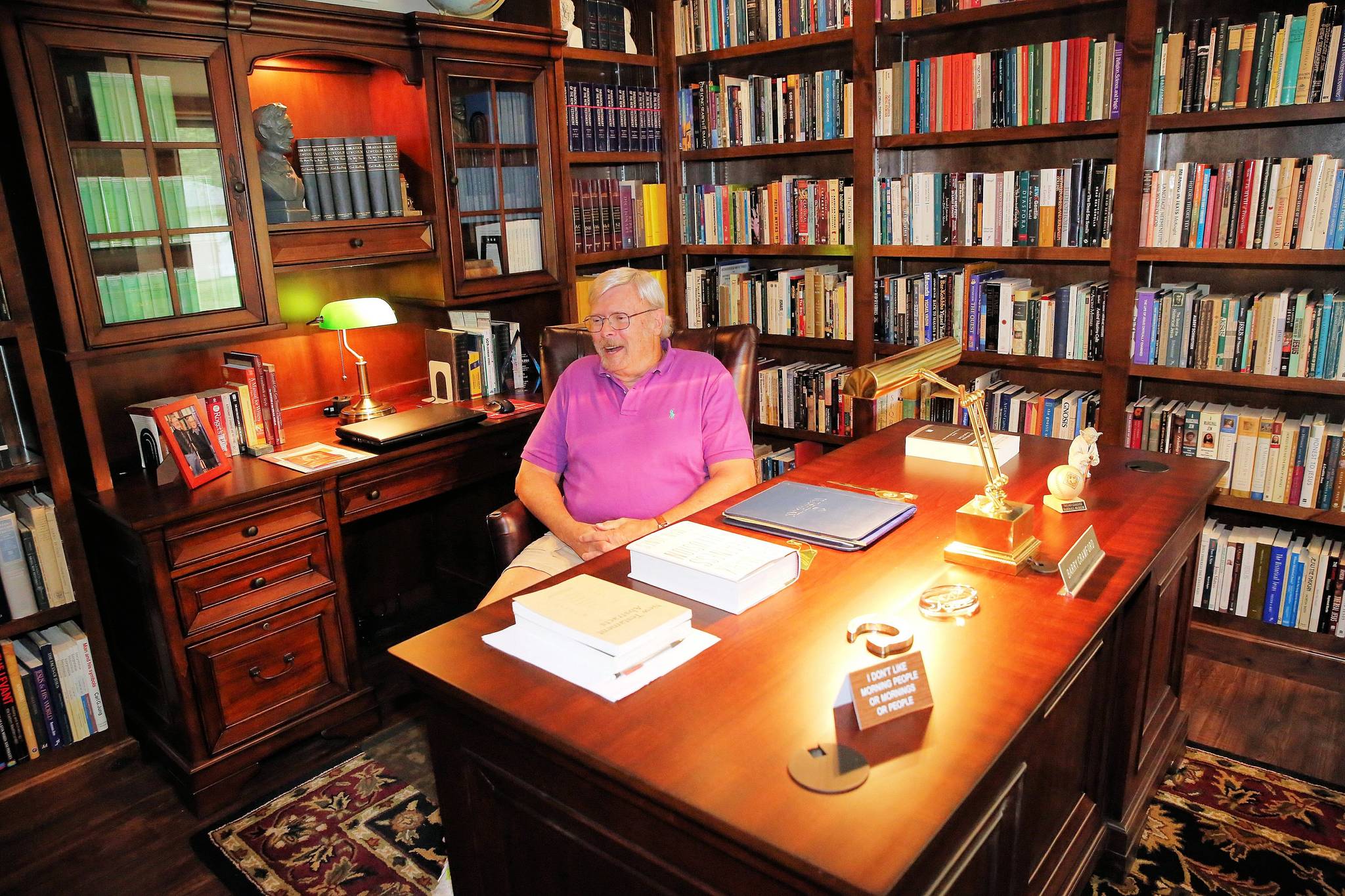 At Home: Retired Washburn professor creates home office