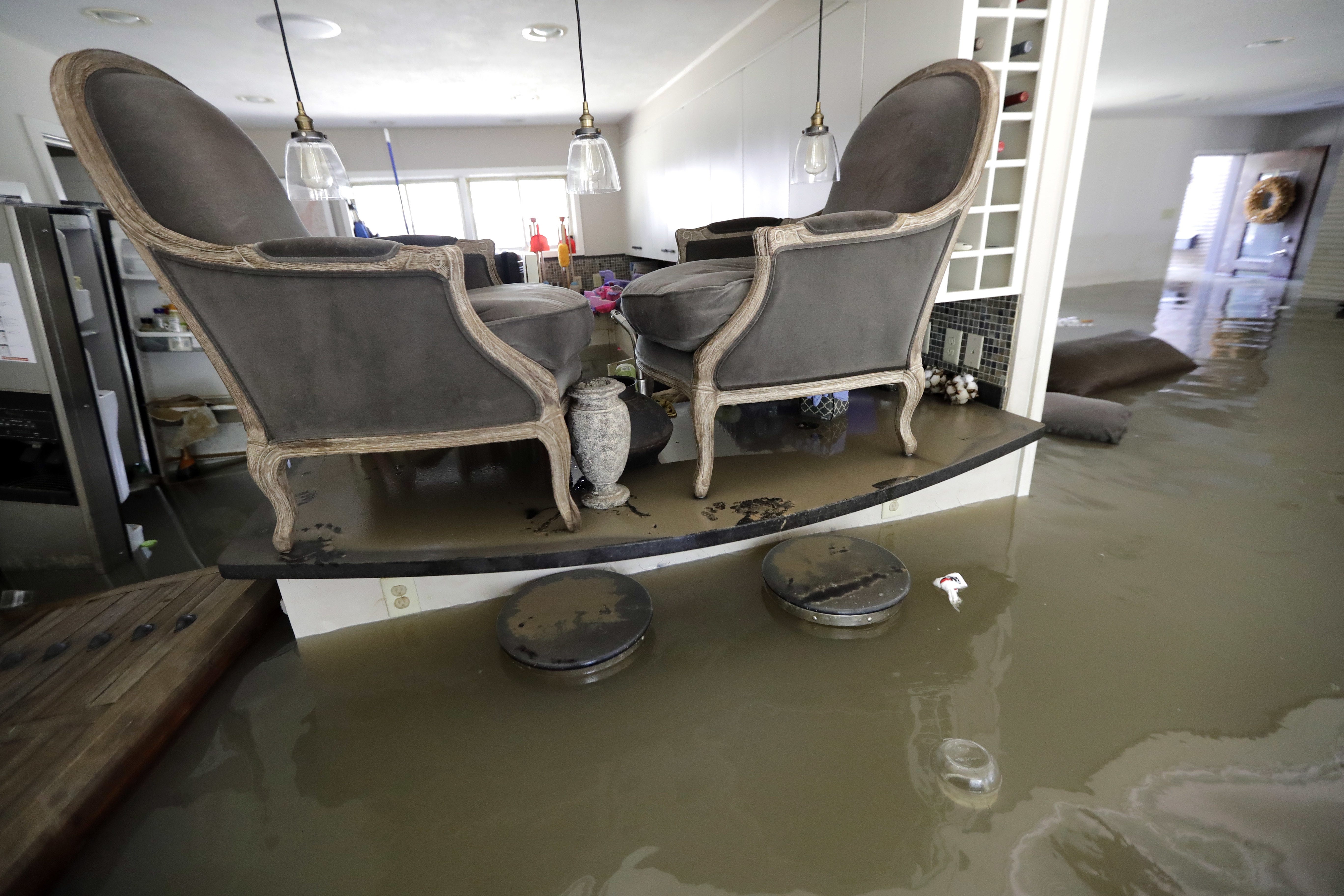 How water damages a flooded home