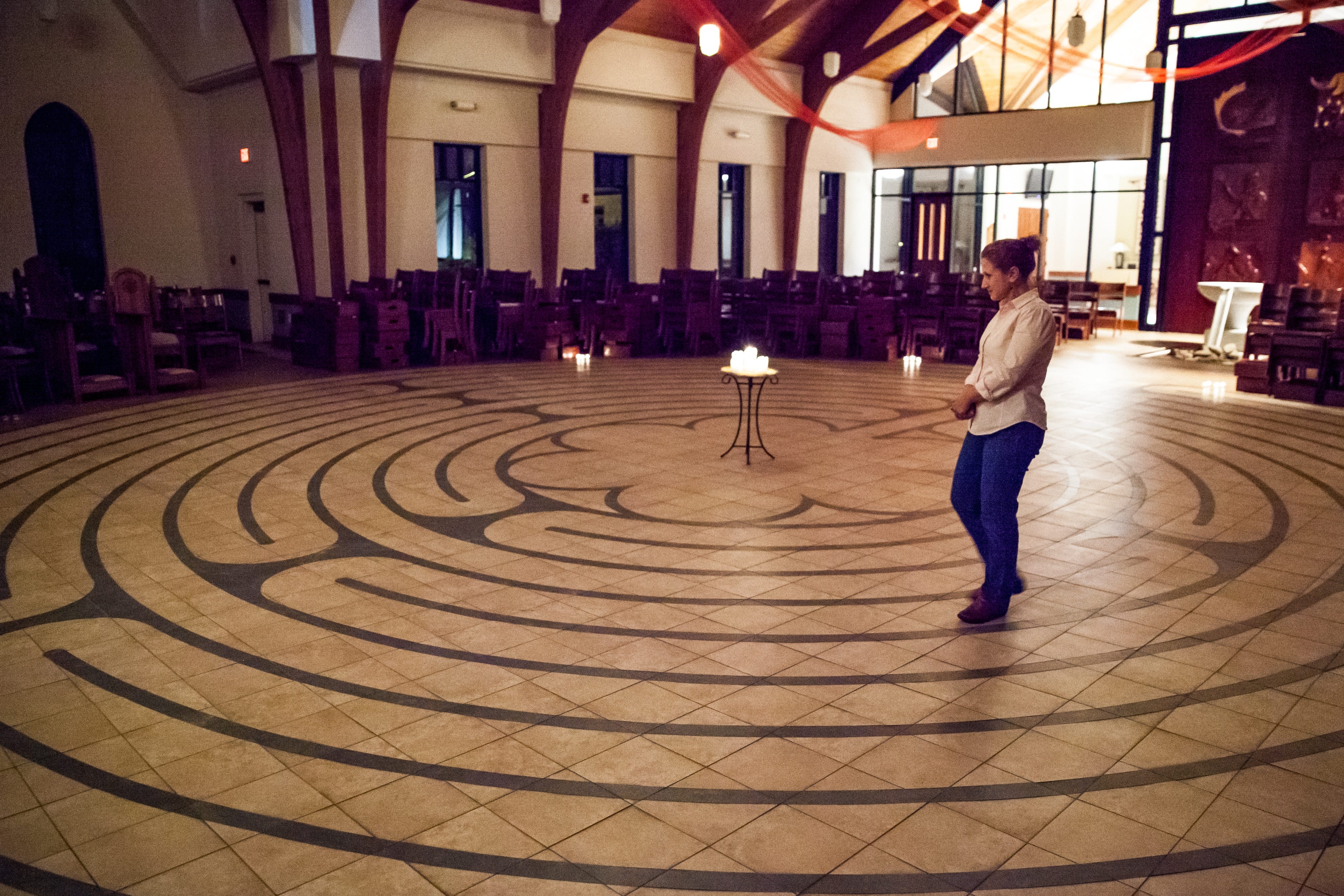 Church labyrinth brings spiritual connections